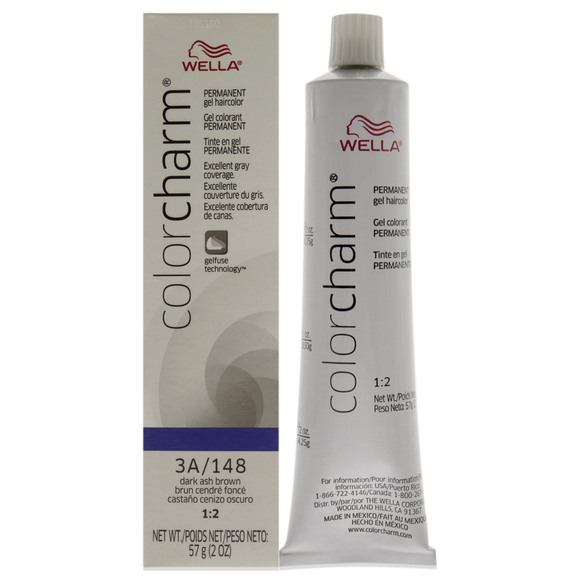 Wella | Hair | Color Charm Permanent Hair Color Gel 48 3a Dark Ash ...